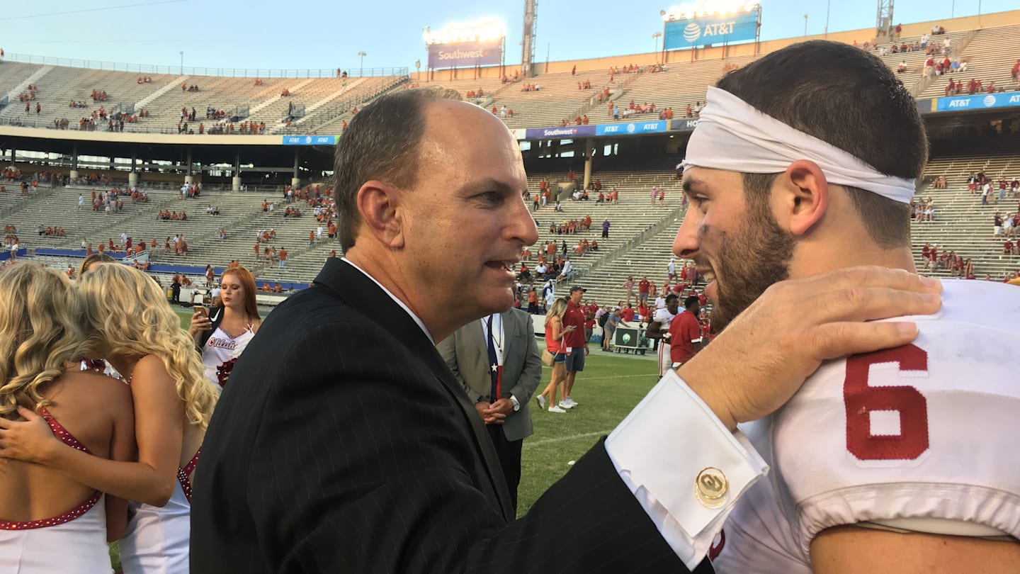 Oklahoma Legend Baker Mayfield on Joe Castiglione’s Retirement: ‘That One Hurts’