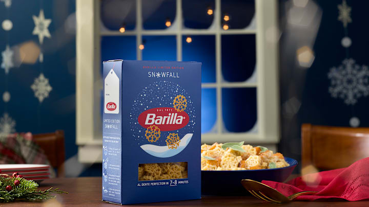 Chill out this winter with Barilla's limited-edition Snowfall Pasta