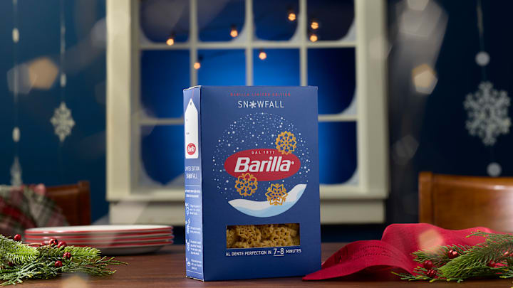 Chill out this winter with Barilla's limited-edition Snowfall Pasta