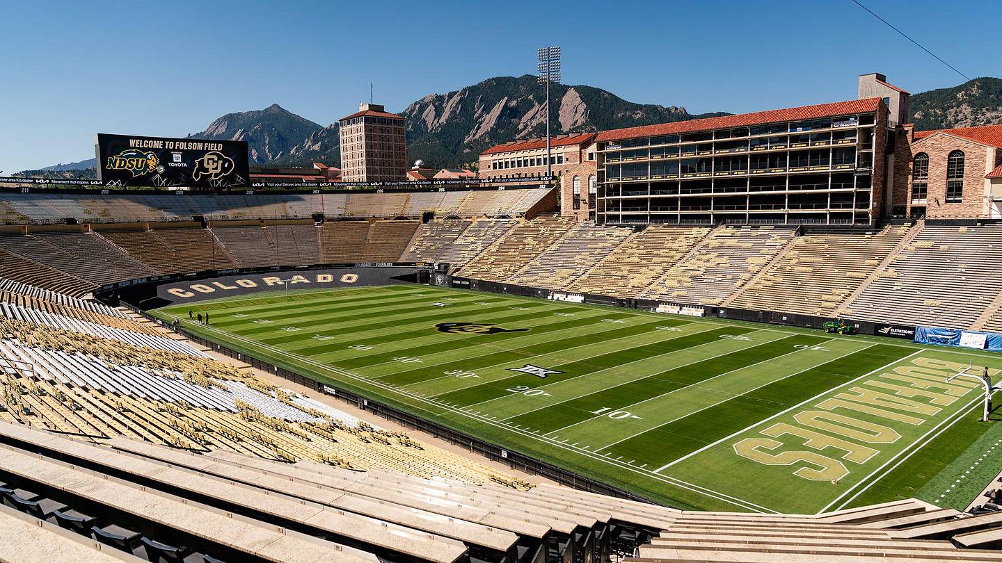 Colorado Buffaloes Complete Folsom Field Turf Installation: First Look