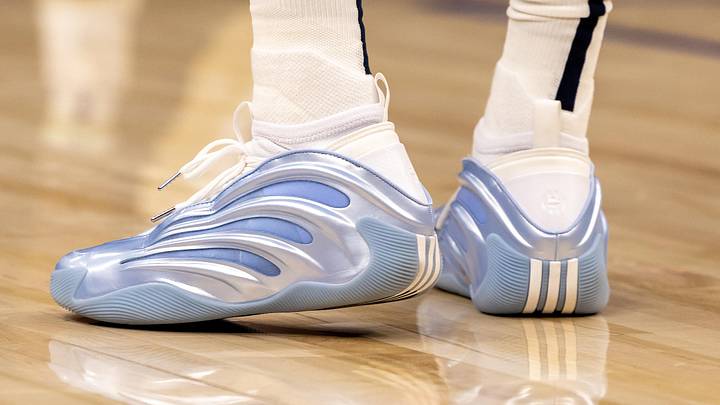 James Harden's Adidas Sneakers Dropping in "Ice Metallic" Colorway