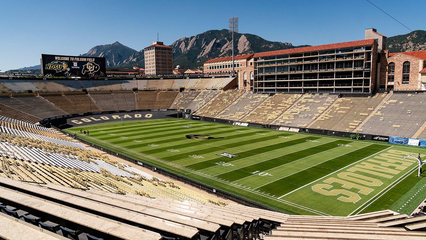Up Close Look at Folsom Field’s New AstroTurf For Colorado Buffaloes