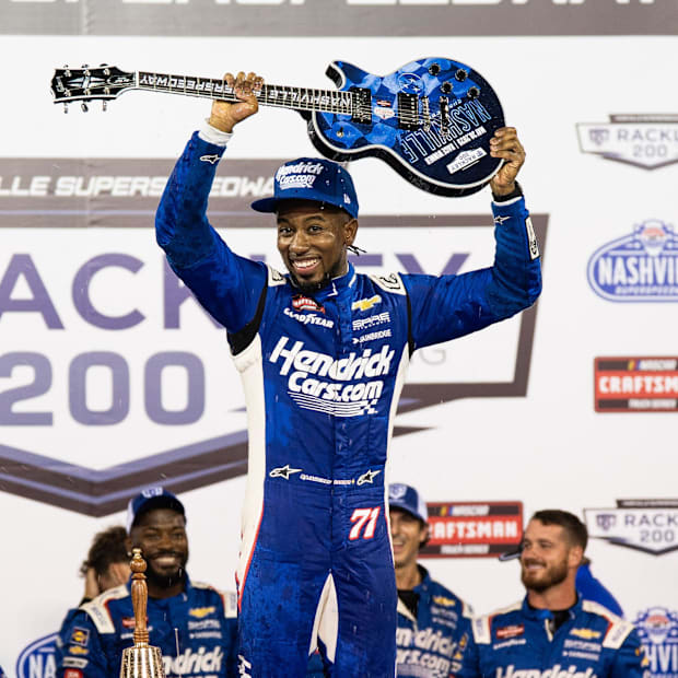 Rajah Caruth's Landmark Victory Secures Spot In NASCAR Truck Series ...