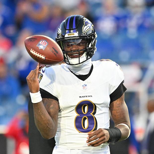 Lamar Jackson rocks awesome Kobe Bryant '81' T-shirt before Ravens ...