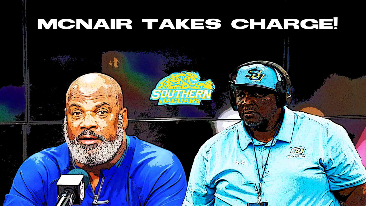 Coach Fred McNair Takes Over Play Calling For The Southern Jaguars