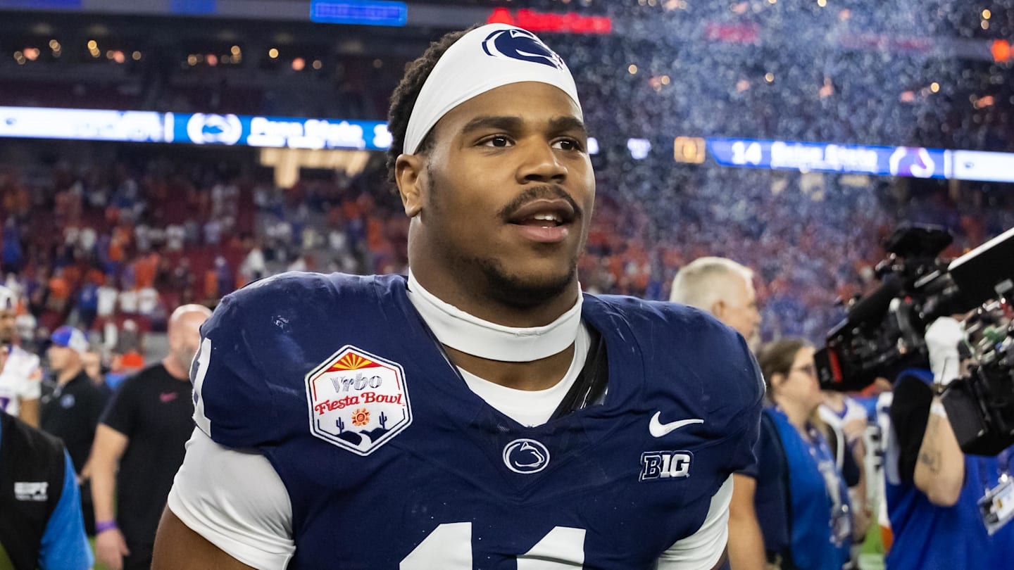 Penn State OLB Abdul Carter Posts "LT" Picture Following Visit with Giants