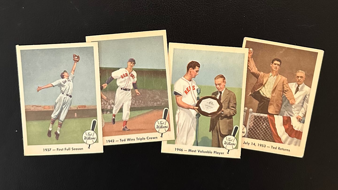 Ted Williams Stars in Near Perfect Baseball Card Set