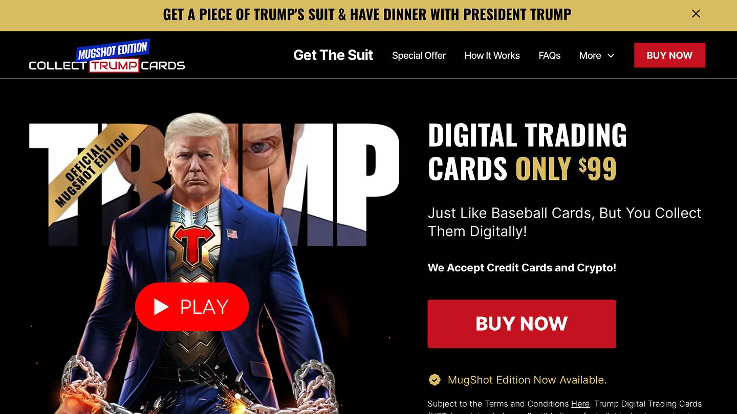 Crime - Trump releases a 3rd set of NFT's. This version camel Toe Free ...