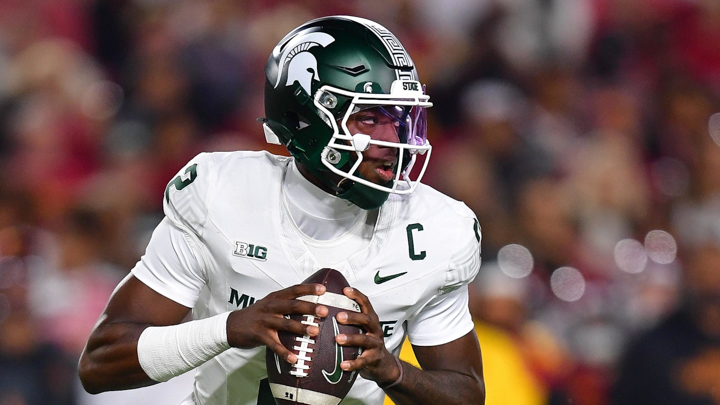 How MSU QB Chiles Stacks Up Vs. Big Ten QBs