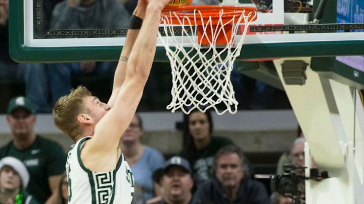 WATCH: Michigan State's Carson Cooper Speaks After Scoring Career High