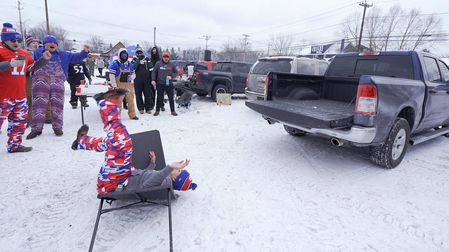 Why do Buffalo Bills fans break tables?