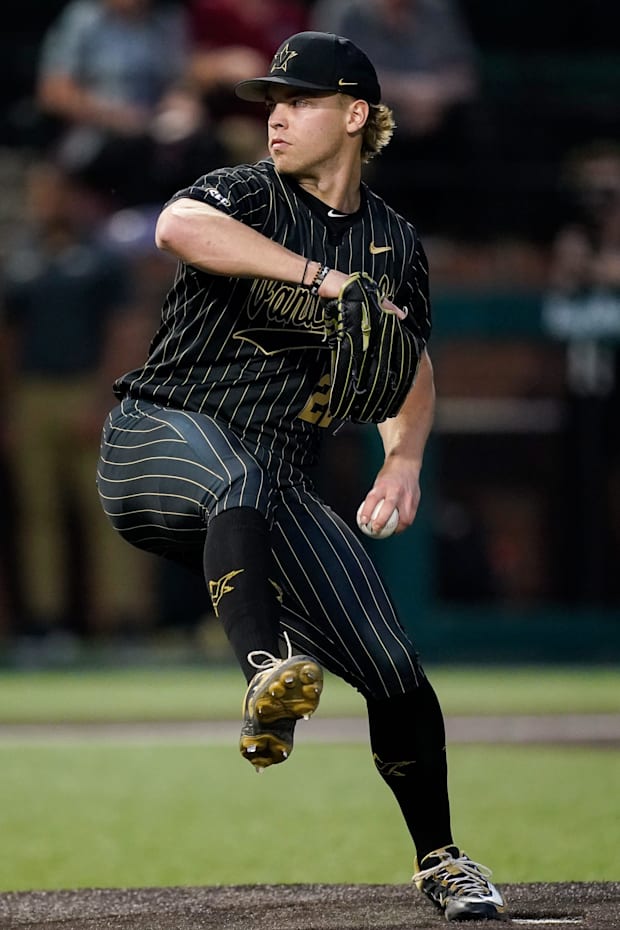 Vanderbilt, Georgia Starting Pitchers Announced for All Three Games