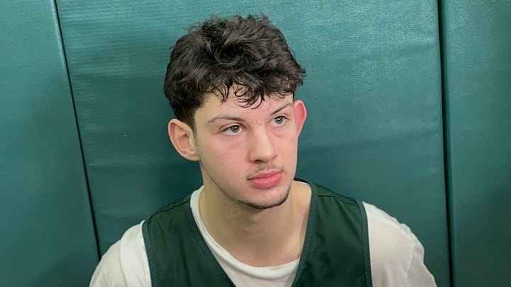 WATCH: Michigan State Forward Frankie Fidler Talks Season Opener, More