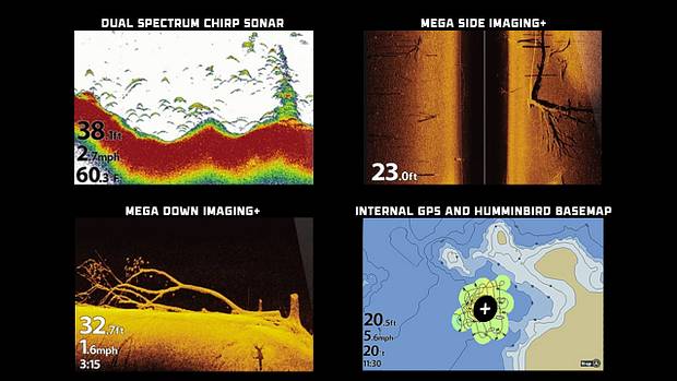 Maximize Kayak Bass Fishing: Humminbird Helix 10 on Old Town Bigwater ...