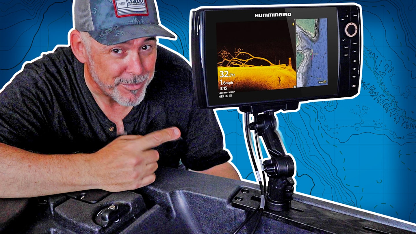 Maximize Kayak Bass Fishing: Humminbird Helix 10 on Old Town Bigwater ...