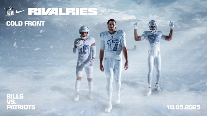 Buffalo Bills reveal icy uniforms for NFL Rivalries promotion