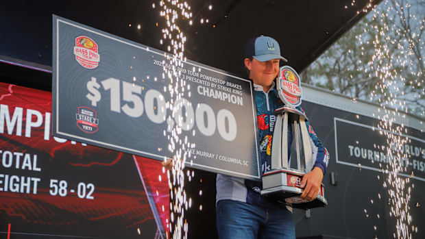 Drew Gill Wins Stage Three of the Bass Pro Tour at Lake Murray