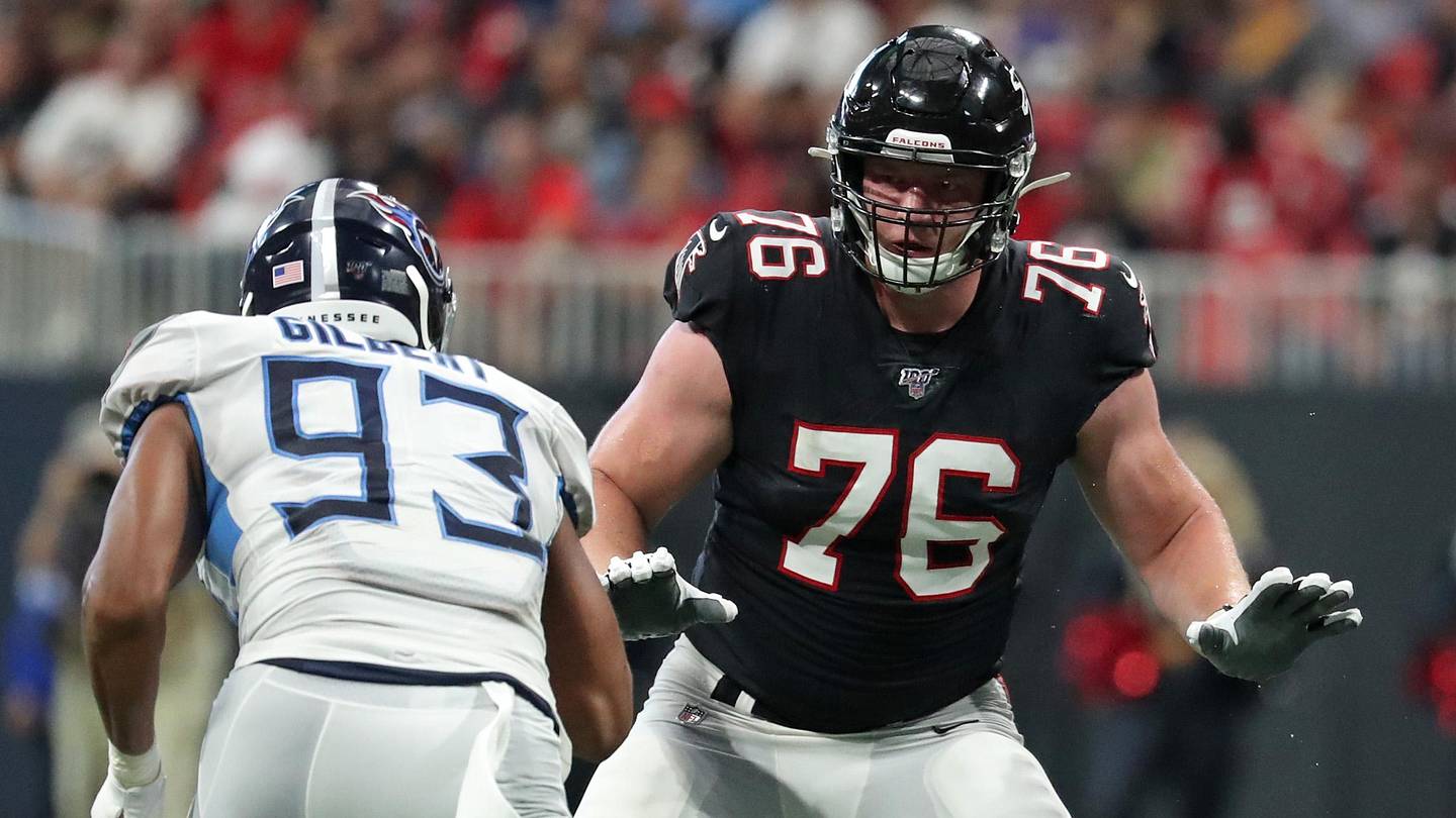 Falcons Reach Lucrative Extension With Right Tackle Kaleb McGary