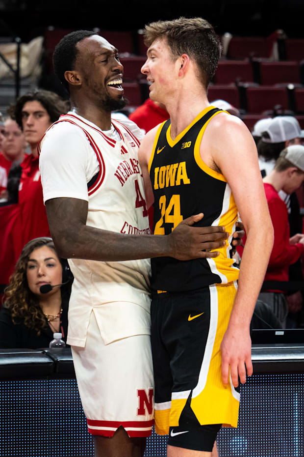 Iowa Transfer Forward Pryce Sandfort Commits to Nebraska Men's Basketball