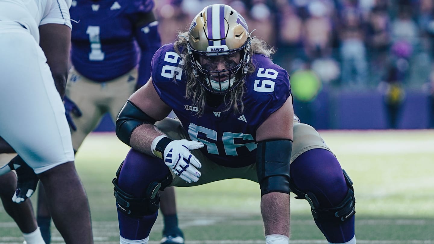 Start Your Engines: Hatchett Opens Game As Husky OL Faster Than Most