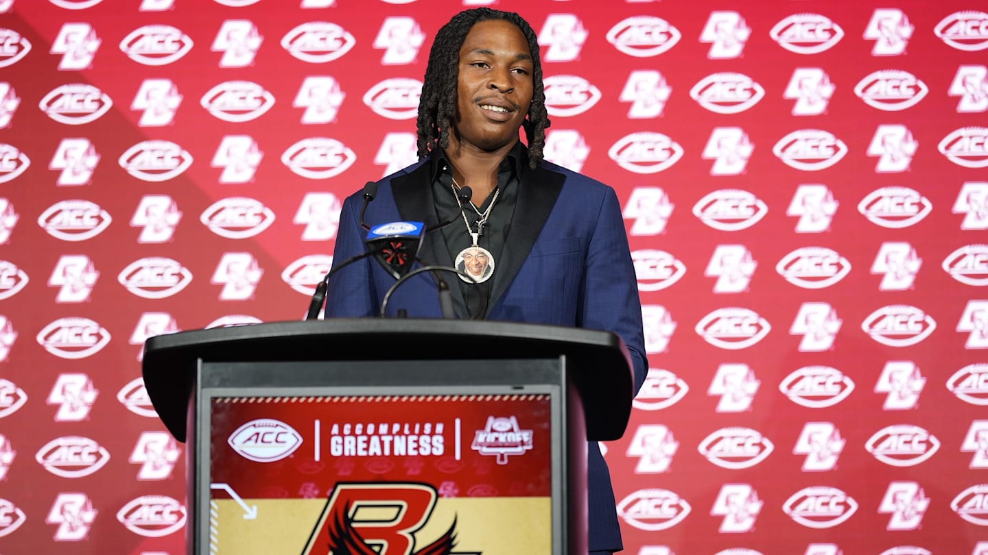 Everything Boston College LB Daveon Crouch Said at 2025 ACC Football Kickoff