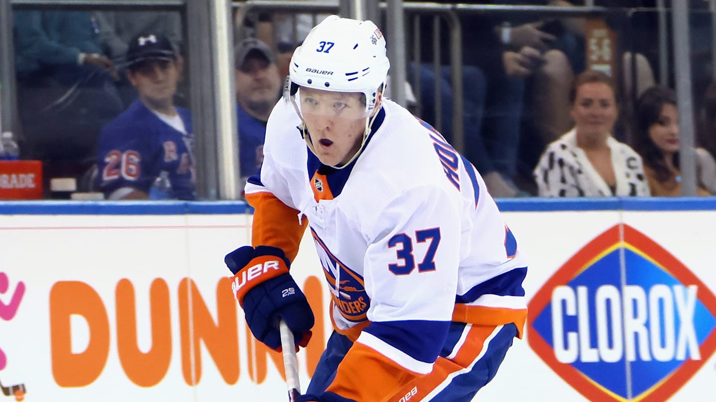 NY Islanders Simon Holmstrom hopeful to claim NHL spot with newfound ...