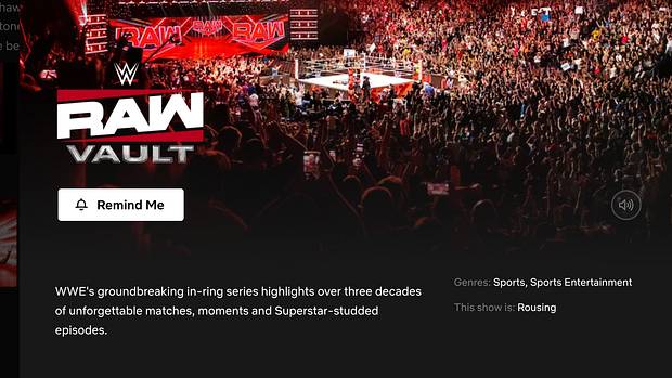 New WWE Programs Listed On Netflix, Including Content Vaults For Raw ...