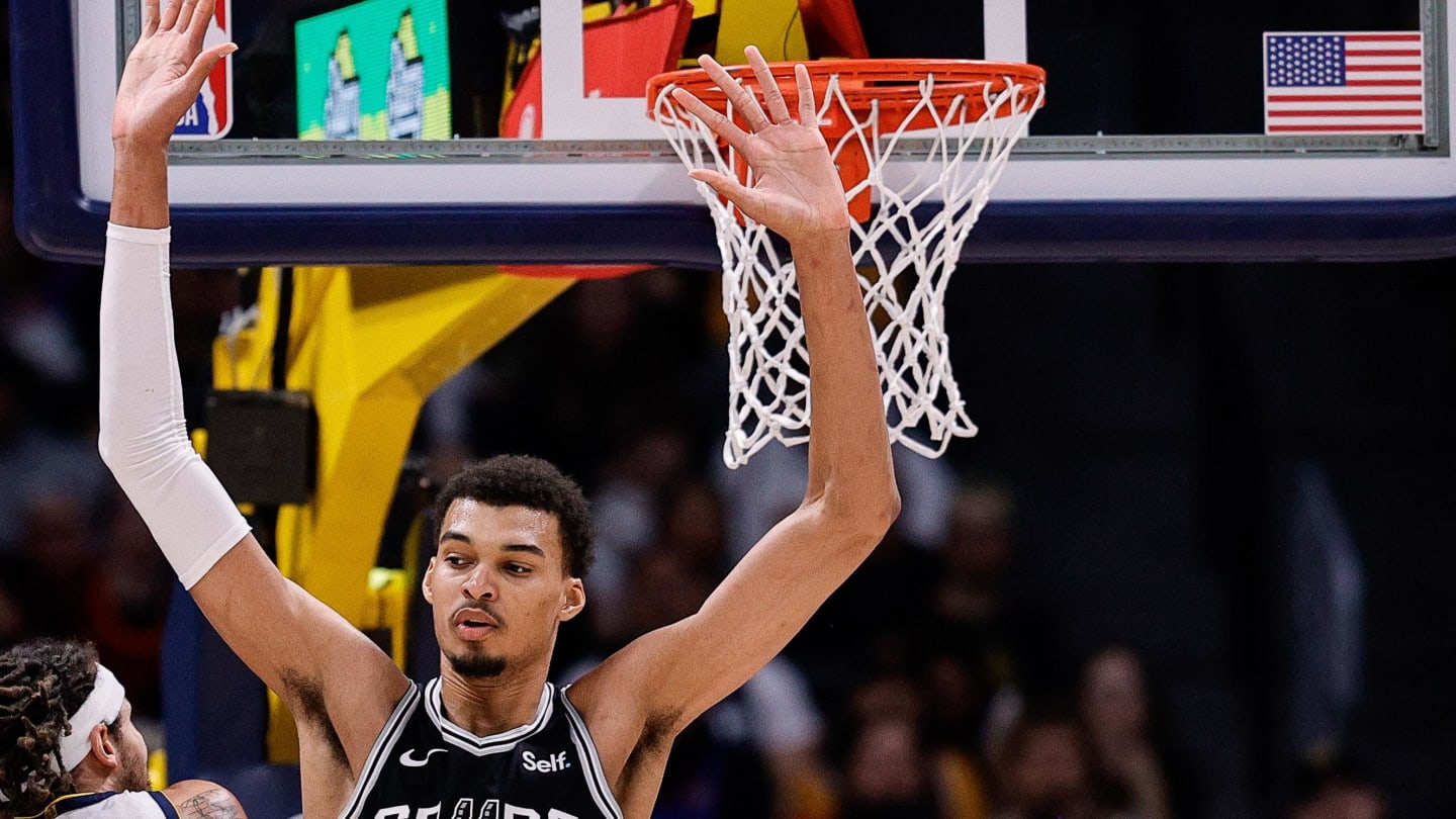 Victor Wembanyama's Block Went Viral In Spurs-Nuggets Game