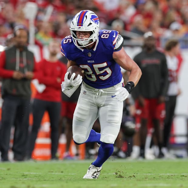 Josh Allen explains what makes rookie Jackson Hawes 'a sicko'