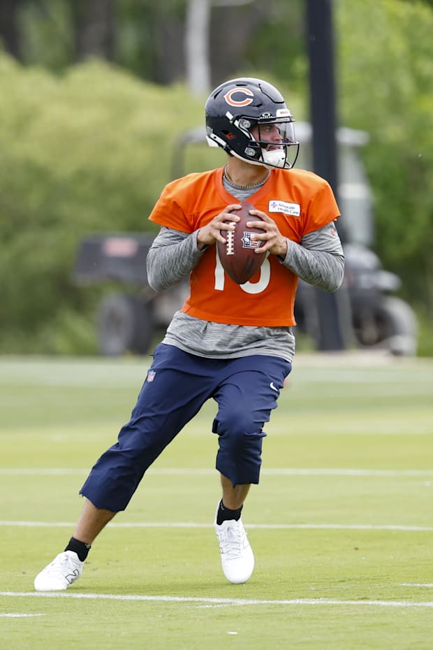 Caleb Williams Ditches Nike for New Balance at Chicago Bears Minicamp