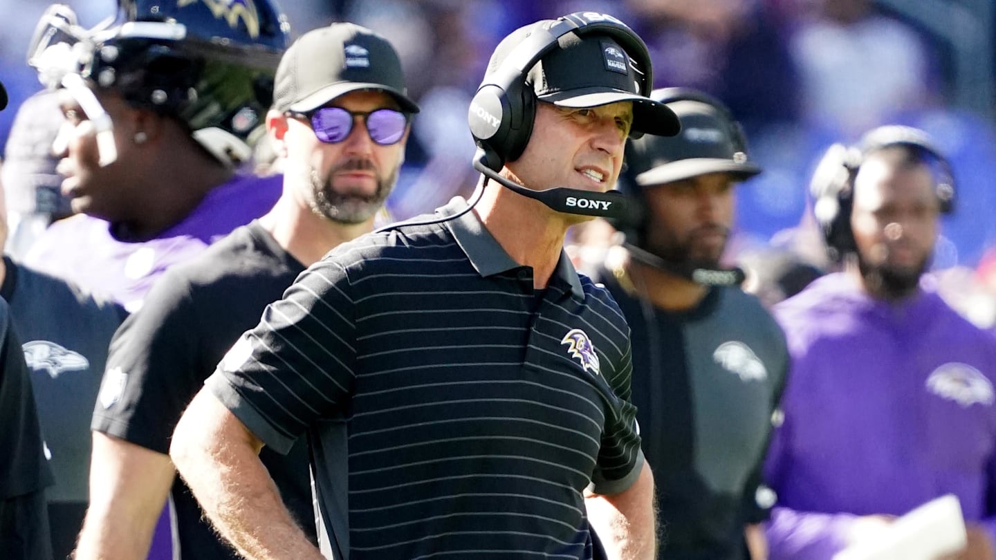 Ravens Coach John Harbaugh Didn’t Mince Words After Team’s No-Show vs ...