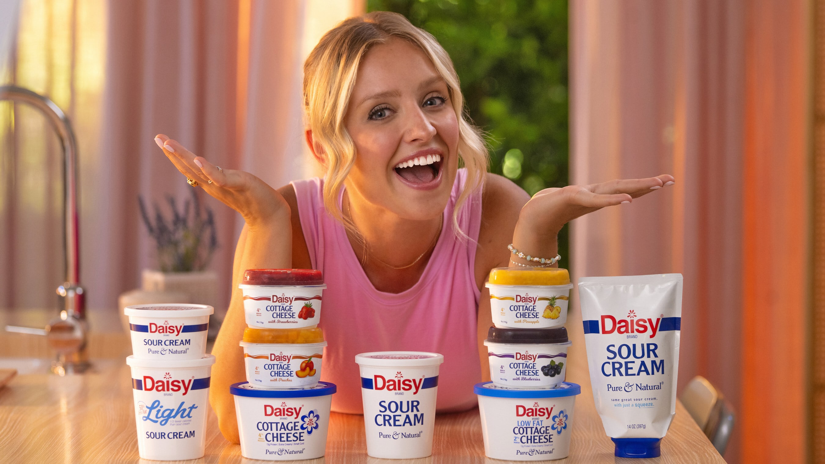 Daisy Kent stirs a new take on Daisy Cottage Cheese and everyone is ...