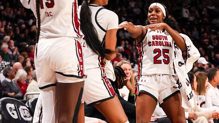 South Carolina basketball star Raven Johnson goes tuxedo formal in ...
