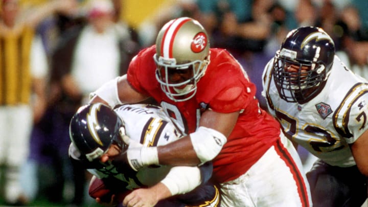 Chargers and Jim Harbaugh have each suffered on Super Bowl Sunday