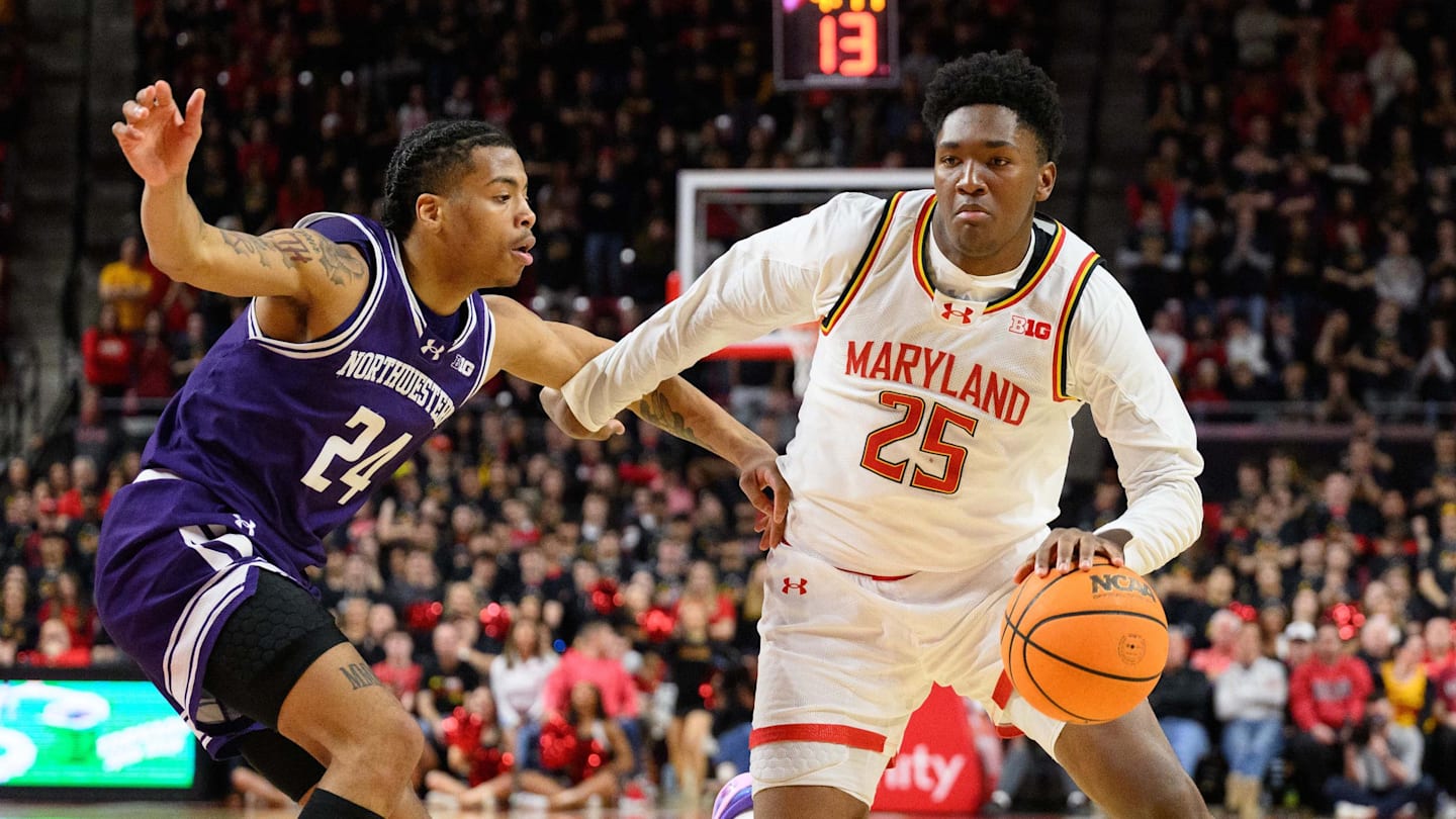 Maryland's Derik Queen joins elite company, named Big Ten Freshman of ...