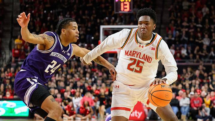 Maryland's Derik Queen joins elite company, named Big Ten Freshman of ...
