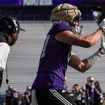 Husky Football Royalty Visits UW Spring Practice No. 14 By Invitation ...
