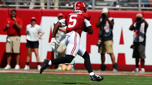 Alabama WR Germie Bernard Provides Bulletin Board Material for Tennessee