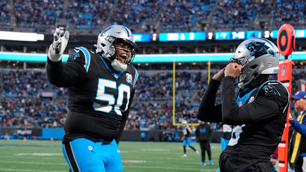 Star right guard Robert Hunt picked as Panthers' best chance at NFL's ...