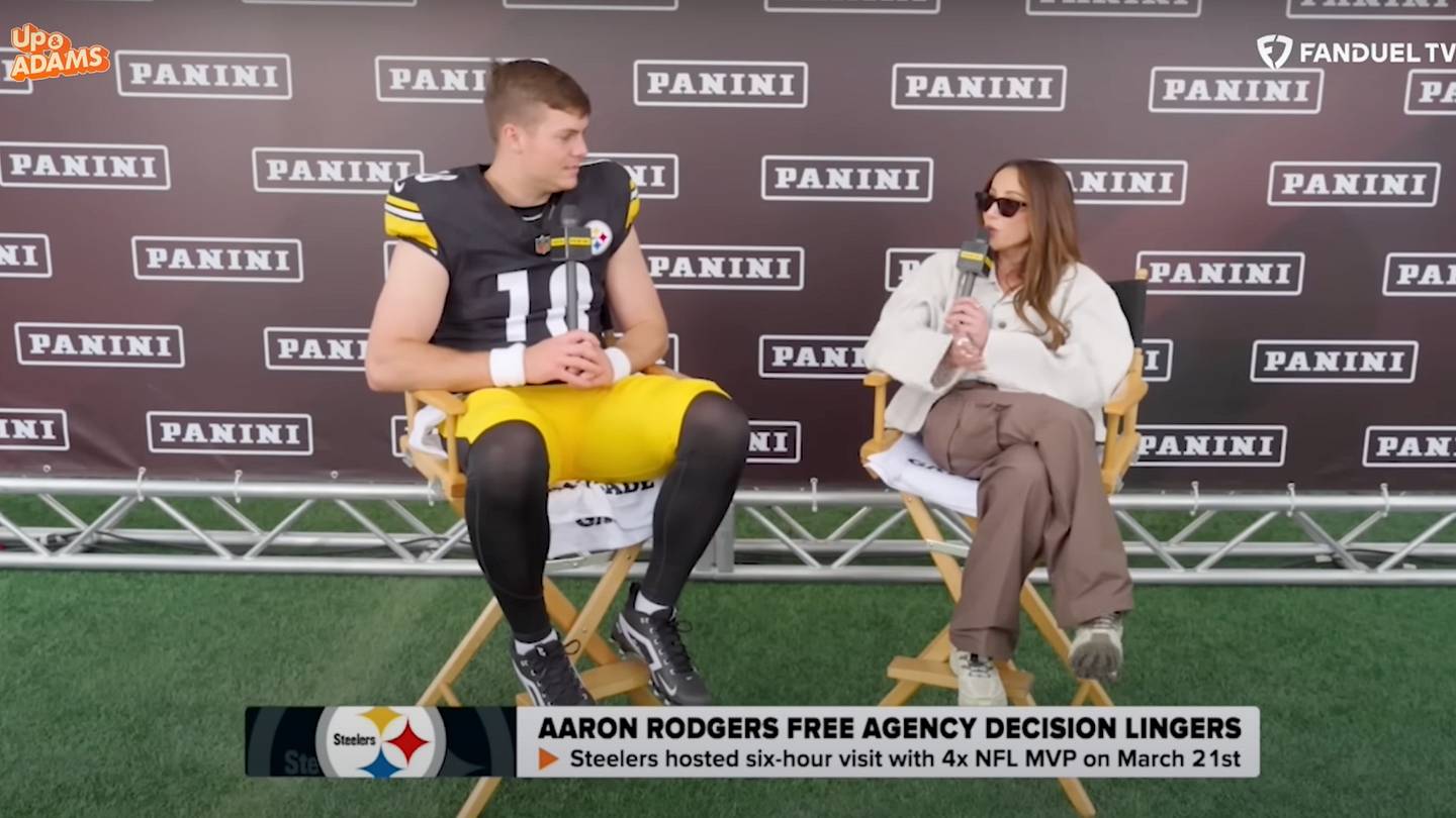 Steelers Rookie Will Howard Would Welcome the Chance to Play With Aaron ...