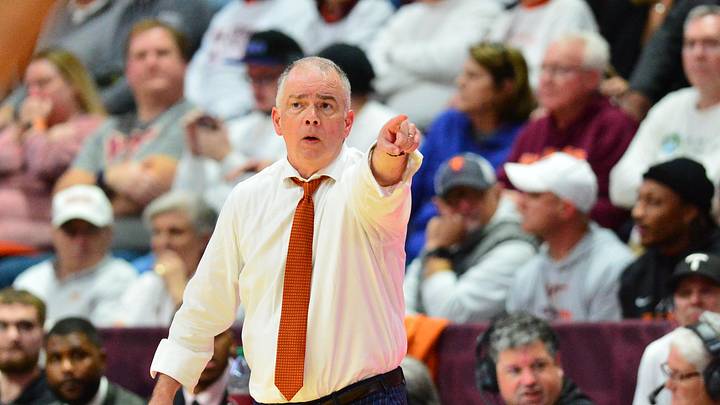 Jan 29, 2024; Blacksburg, Virginia, USA; Virginia Tech Hokies head ...
