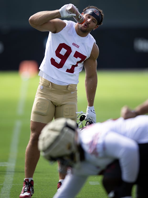 Something Fishy is Going on with Nick Bosa at 49ers Training Camp