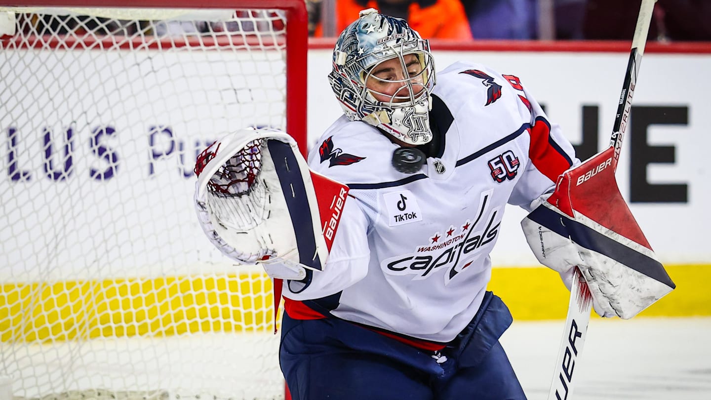 Washington Capitals Goalie Named Second Star of Month