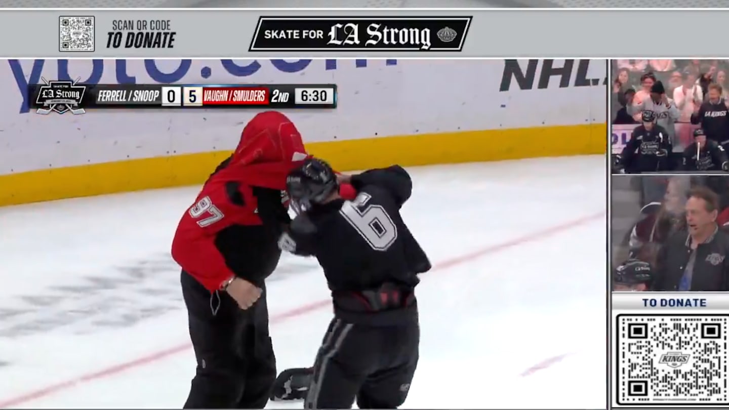 Justin Bieber, Jeremy Roenick Ham Up On-Ice Tussle During Charity ...
