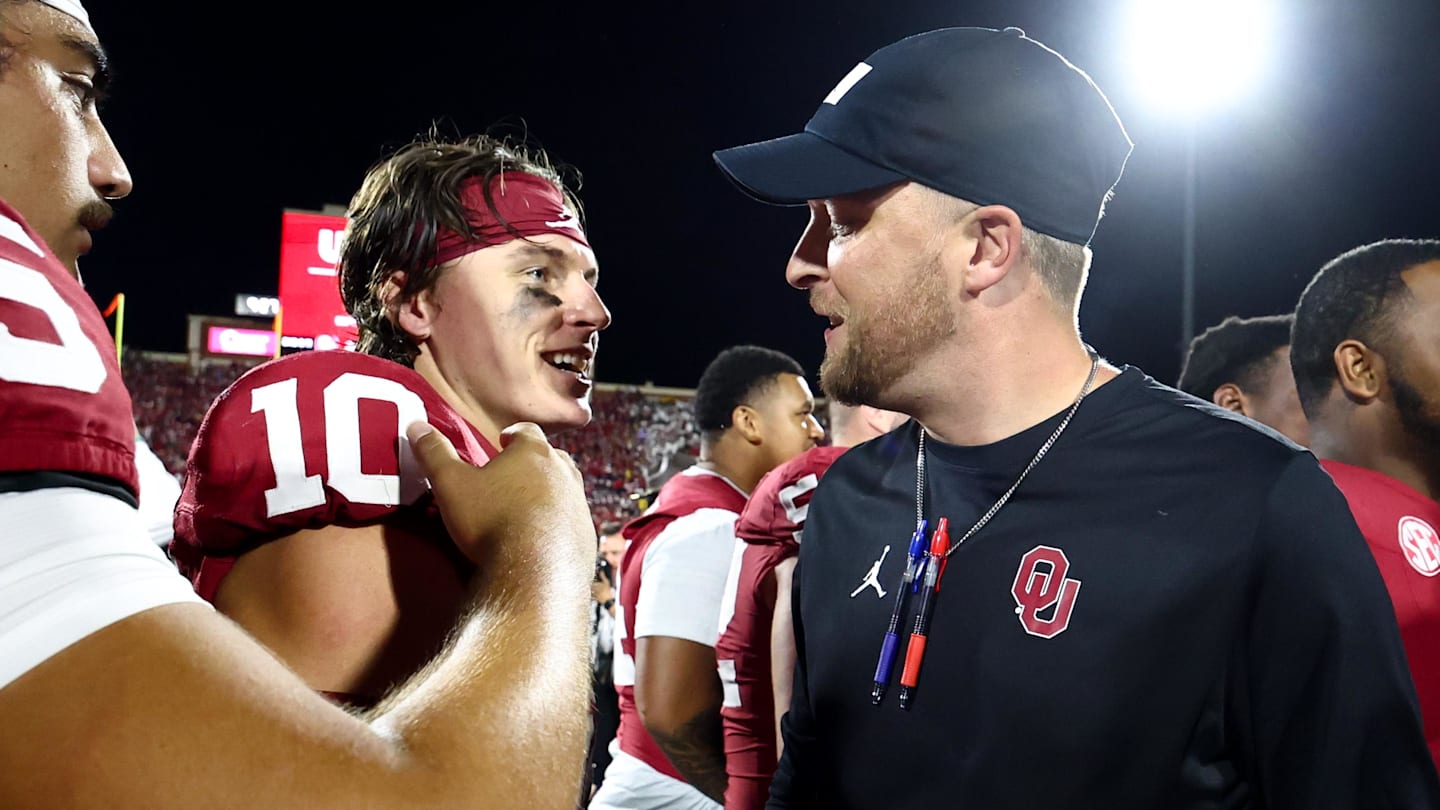 Oklahoma QB John Mateer Named SEC Offensive Player of the Week