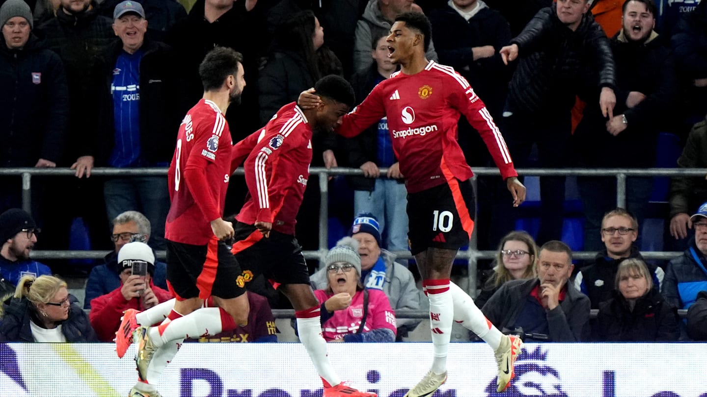 WATCH: Marcus Rashford Scores First Goal of Ruben Amorim Era Inside 80 Seconds