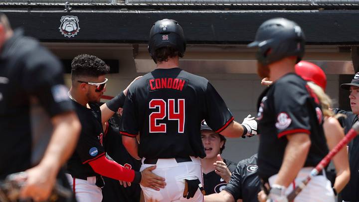 Georgia Baseball Star Charlie Condon Falls Out of Top Spot in 2024 MLB ...