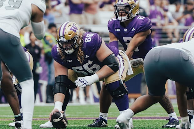 Start Your Engines: Hatchett Opens Game As Husky OL Faster Than Most