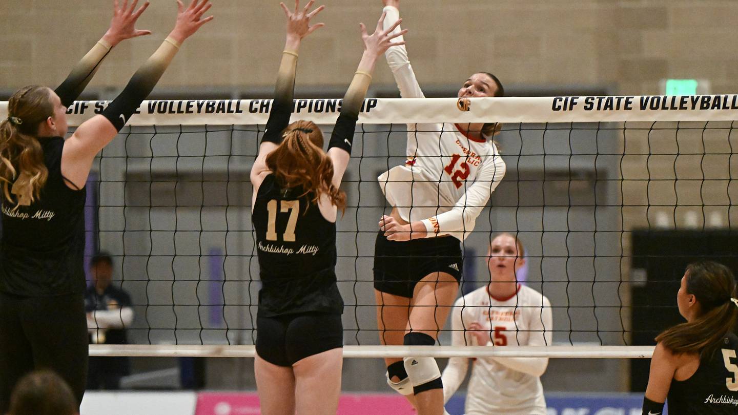 CIF California girls volleyball championships: Cathedral Catholic wins ...