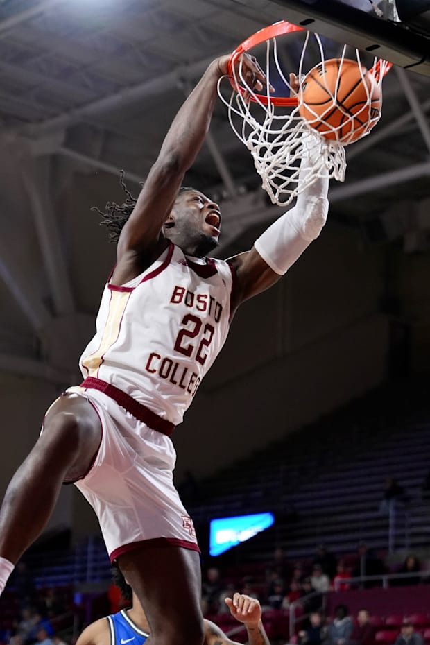 Frames From Boston College Men's Basketball's Home Loss to CCSU: Photo ...